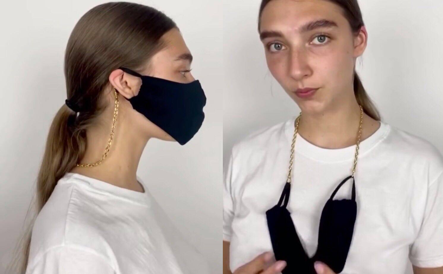 Pandemijska MODA: Zaštitne maske sa LANČANIM okovratnikom su novi trend ...