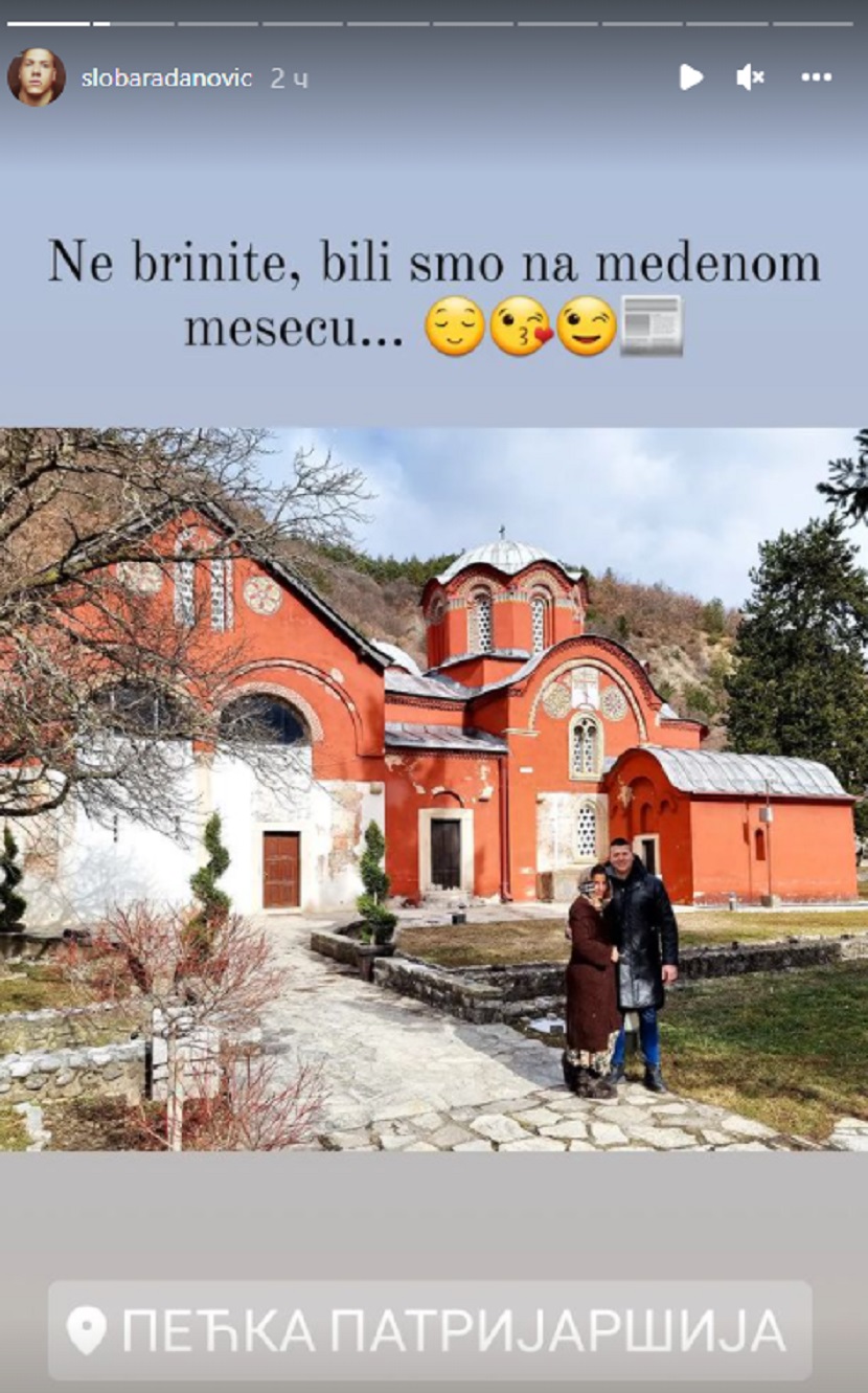 "Bili smo na MEDENOM MESECU": Sloba Radanović otkrio gde su otišli on i Jelena nakon venčanja ...