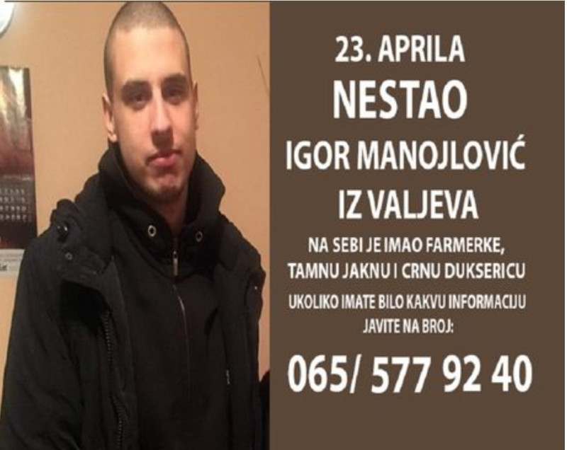 Igor je nestao pre 3 dana: Poslao je drugarima poruku i od tada ga nema - Objektiv